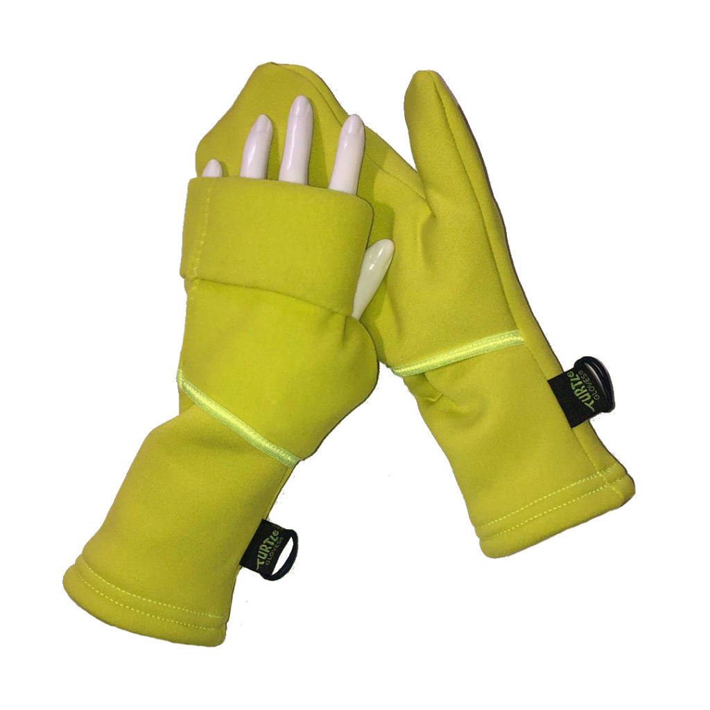 Running Mittens Midweight | TURTLE GLOVES Convertible | Winter Soft